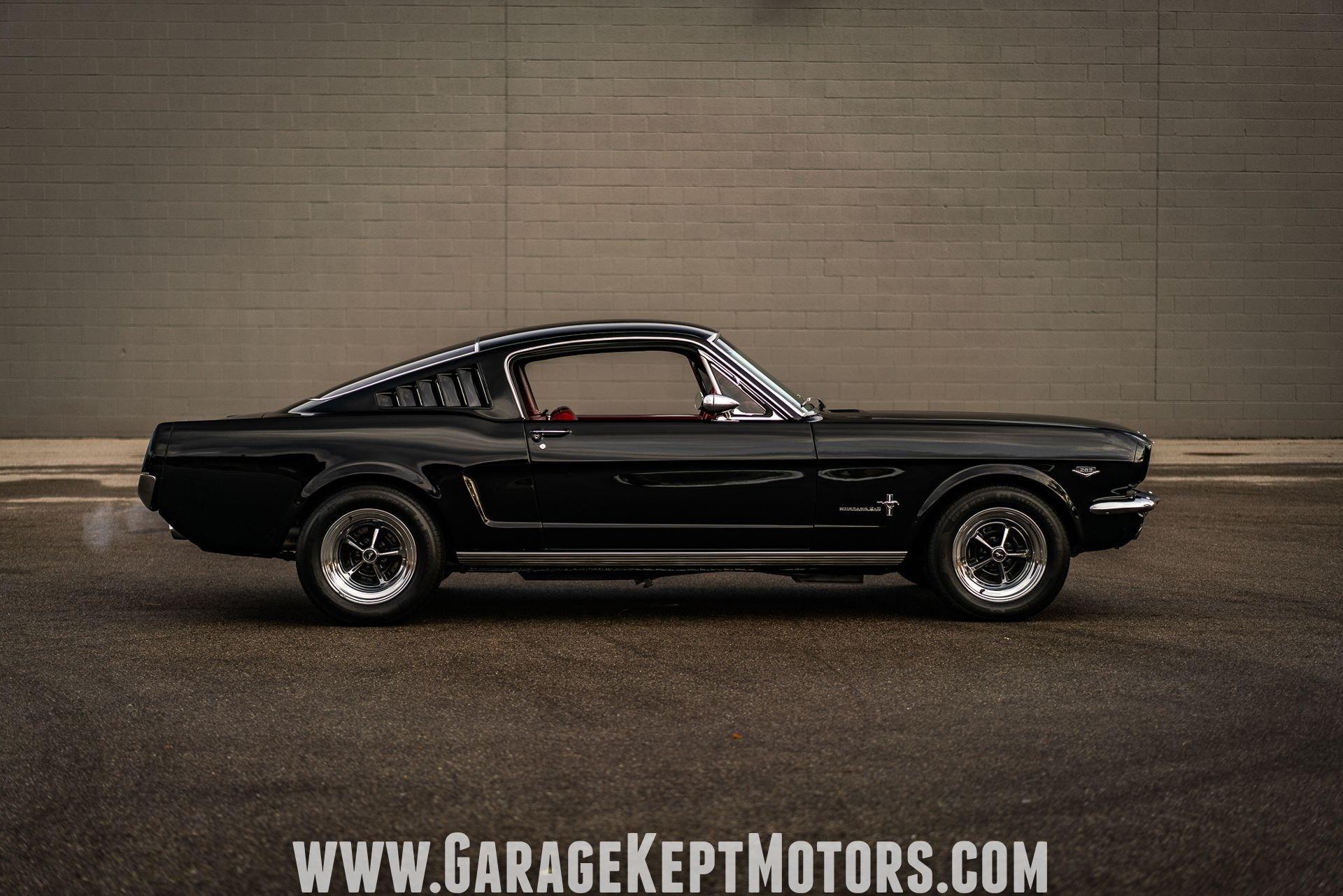 Ford Mustang Fastback 1966 Negro 1966 Ford Mustang 'K Code' Fastback