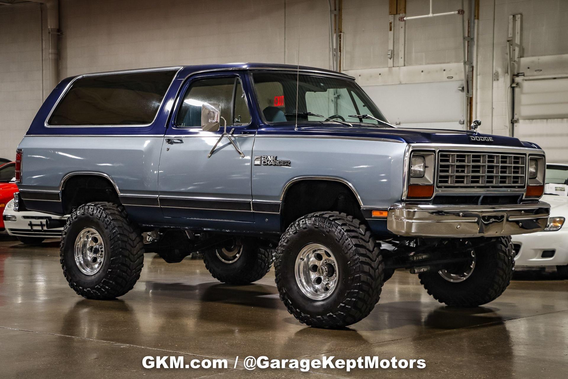Used 1984 Dodge Ramcharger AW-100 For Sale (Sold) | Garage Kept Motors ...