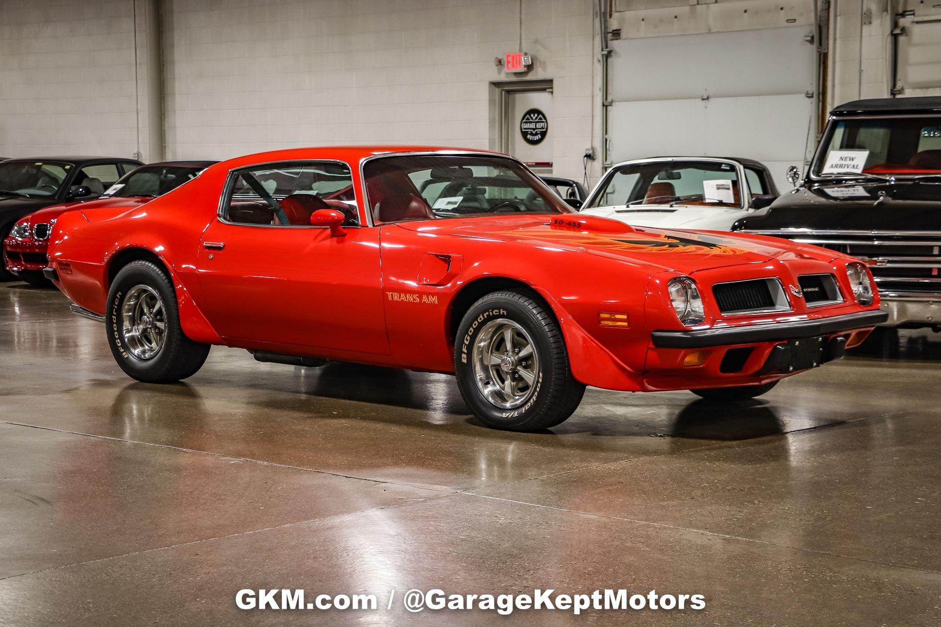Trans Am 1974 1974 Pontiac Trans Am High Performance Pontiac
